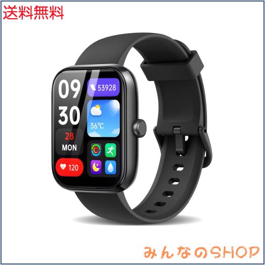スマートウォッチ iPhone対応＆アンドロイド対応 Bluetooth5.3通話機能 LINE/X/Gmailメッセージ着信通知 Alexa音声 1.83インチ大画面 DIY