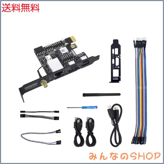 WayPonDEV Sipeed NanoKVM-PCIe IP-KVM リモート コントロール操作保守サーバー、DDR3 RISC-V ...