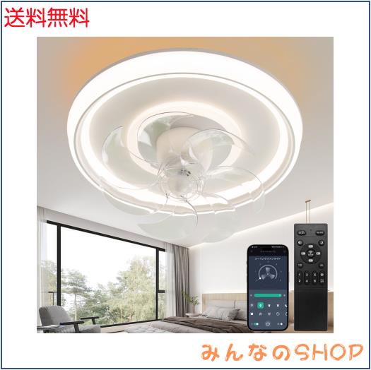 【間接光機能・節電】SUKITEN シーリングファンライト led 63W  天井扇風機 4,000lm 150W相当 8~10畳 無階段調色調光 三相DCモーター 正