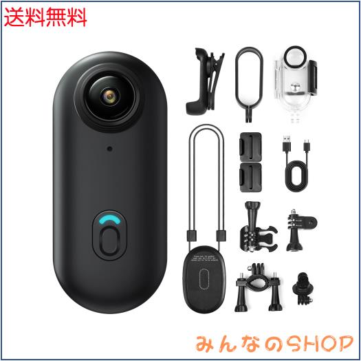 CYI 4Kアクションカメラ 170度広角小型ウェアラブル ビデオカメラ ボディカメラ 循環録画 クリップ型 バッテリー寿命140分 30m防水 Vlog