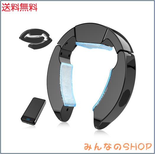 ネッククーラー 冷却プレート【2025新＆30000mAhバッテリー付き＆1秒冷却】折り畳み式 強弱2つモード 最大-17℃冷やす Type-c給電 ネック