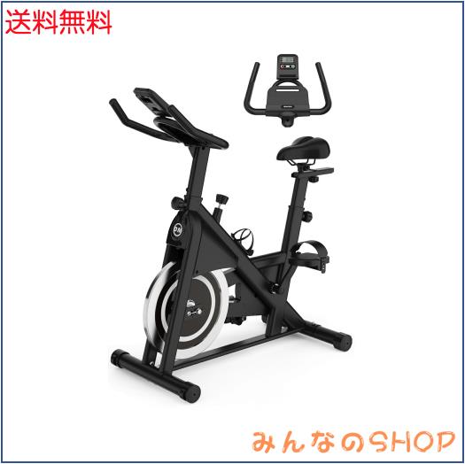 DMASUN エアロバイク フィットネスバイク スピンバイク 無段階調節 調整可能サドル＆ハンドル 静音 家庭用 室内バイク リアルな漕ぎ感 筋