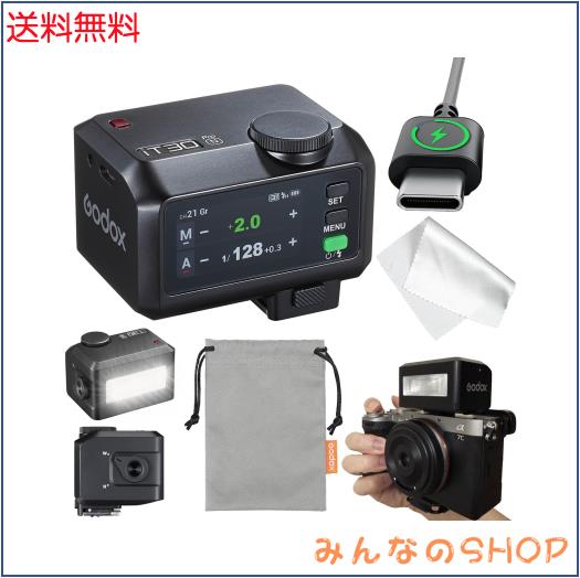 【日本語取扱説明書】Godox iT30Pro N カメラフラッシュ iT30Pro-Nタッチ式カラースクリーン TTLカメラオンフラッシュ コンパクトながら