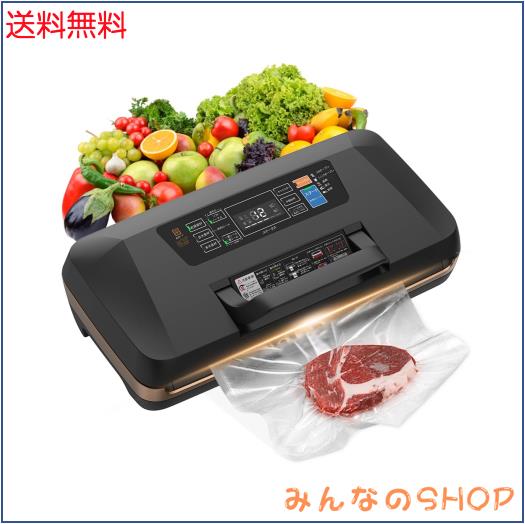 真空パック機 真空フードシーラー 乾湿両用家庭用シール機 95kPa強力脱気 鮮度長持 10IN1多機能 真空シーラー 引出し式集水槽 真空脱気