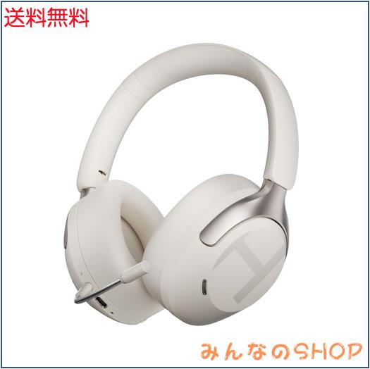 HAYLOU S40 ワイヤレスヘッドホン Bluetooth6.0 ヘッドホン 50dBノイズキャンセリング 空間オーディオ 低遅延 無線有線両用 最大90時間音