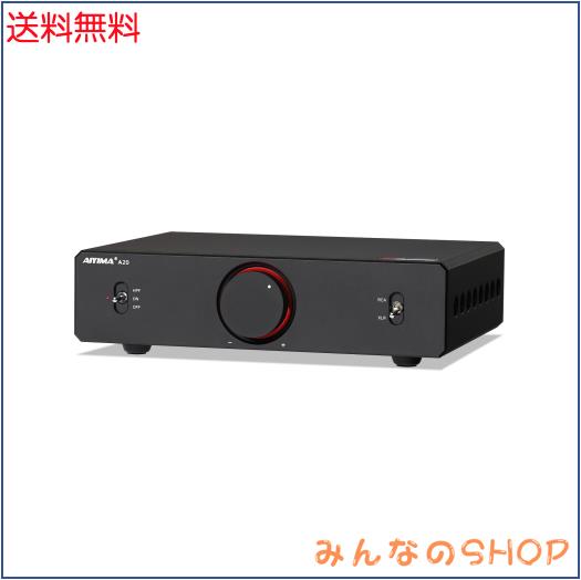 AIYIMA A20 ステレオアンプ TPA3255 2.1 チャンネル HiFi フルバランス回路 PFFB 300W*2 パワーアンプ BYPASS、 HPF 高通フィルタモード
