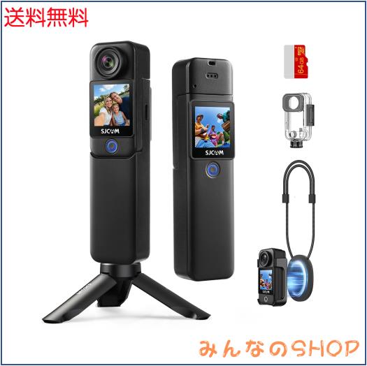 SJCAM C300 4K vlogカメラ C300Pocket｜防水30M｜7時間持続バッテリー｜デュアルタッチスクリーン｜154°視野角ポケットハンドヘルドカメ