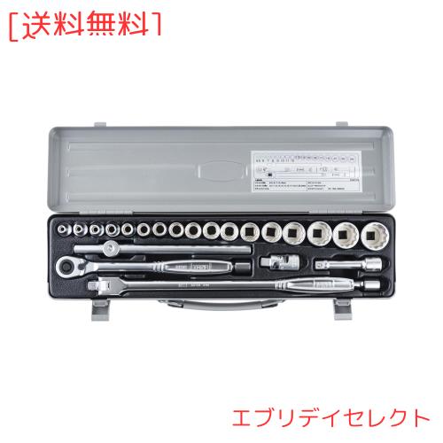 トネ(TONE) ソケットレンチセット CX3172 差込角9.5mm(3/8”) シルバー 内容24点の通販はau PAY マーケット ...