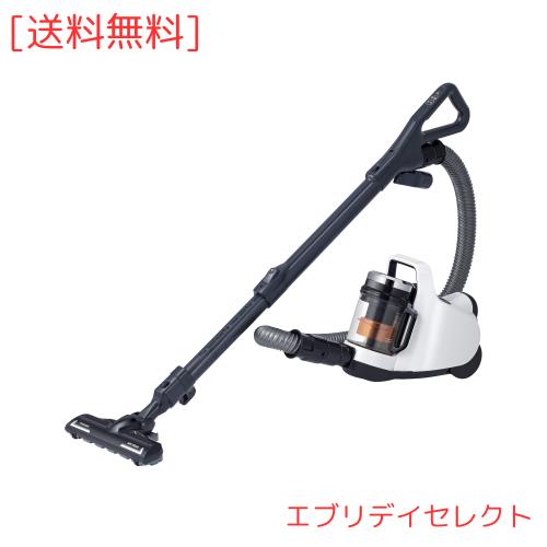 東芝 掃除機 サイクロン キャニスター型クリーナー コード式 軽量コンパクト トルネオミニ VC-C7A-W ホワイト