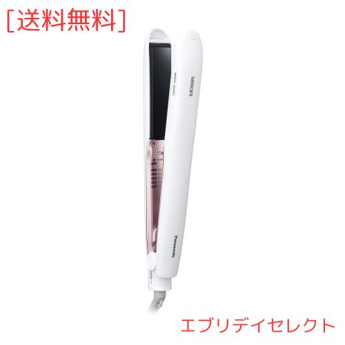 パナソニック ヘアーアイロン ストレート用 ナノケア 海外対応 白 EH-HS9E-W