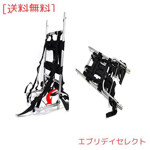 yagiya 背負子 折りたたみ背負子 収納可能 アルミキャリーパック 背負子 釣り アウトドア 便利 折りたたみ式 多空間対応