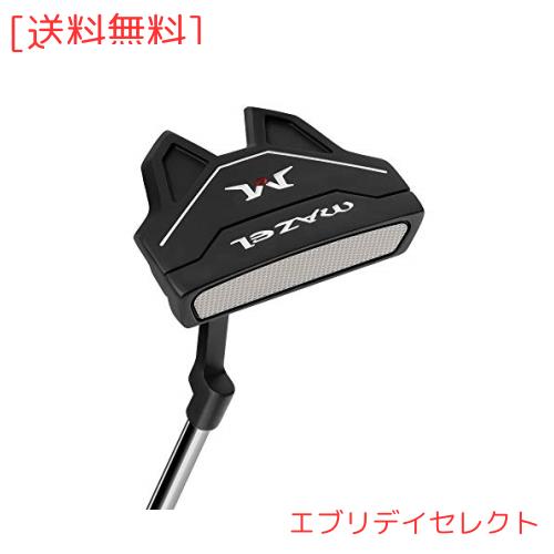 MAZEL ゴルフ パター クラブ 右用 メンズ ロフト角:3.5 ライ角:72度 シャフト長さ:34インチ 番手:パター (バット - 青の握り)