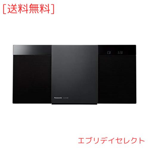 パナソニック ミニコンポ FM/AM 2バンド Bluetooth対応 USBメモリー録音機能搭載 SC-HC320-K ブラック
