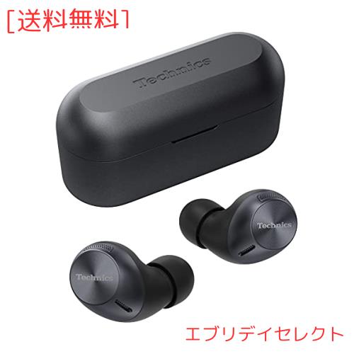 テクニクス ワイヤレスイヤホン EAH-AZ40-K ブラック bluetooth マルチポイント IPX4 アプリ対応