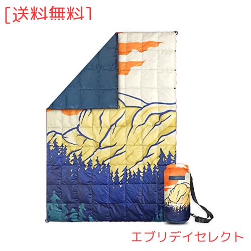 4Monster ダウン ブランケット マルチブランケット 防寒 アウトドア キャンプ 旅行 軽量 防水 防風 コンパクト ひざ掛け 肩掛け 掛け布団