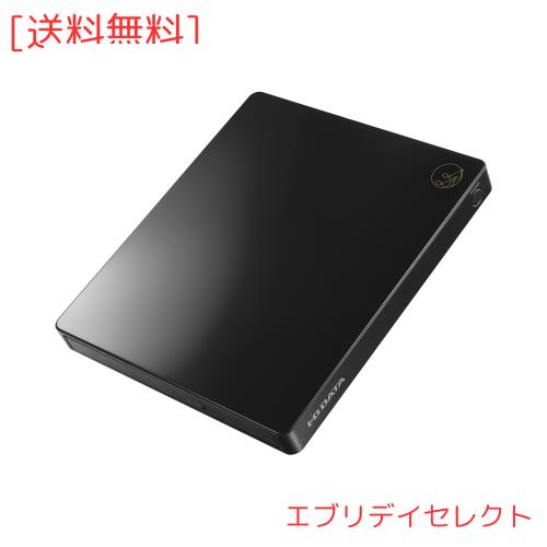 IODATA CDレコ6(ブラック) CDレコーダー スマホ CD取り込み パソコン不要 ディスプレイオーディオ USB/microSD対応 パネル交換 【iPhone/