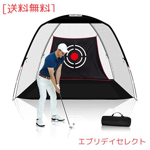 ゴルフネット ゴルフ 練習ネット ゴルフ練習用ネット 素振り 3.6×2×2.1 大型 屋外 初心者向き 設置簡単 キャリーバッグ付