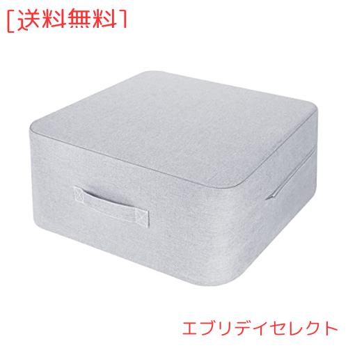 Homwarm トランポリン 室内 大人用 静音 エクササイズ 家庭用 省スペース 外カバー取り外し 洗濯可能 (40x40x15cm, グレー)