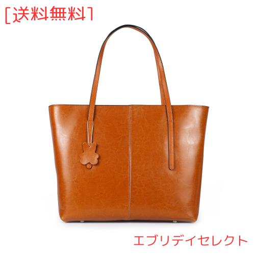 [Kyoei-Tech] トートバッグ レディース 本革トートバッグ レザー ハンドバッグ ビジネスバッグ 肩掛け シンプル A4 軽量 770g 大容量 台