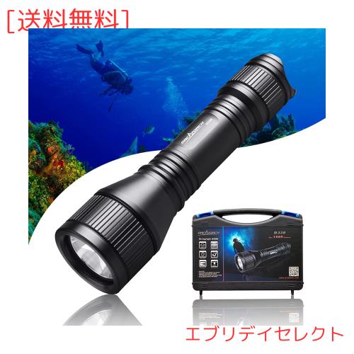 ORCATORCH D550 Max 1000ルーメン ダイビングライト ダイバーライト 多機能懐中電灯 LED ナイトダイビング 水中ライト 水中150mまで使用
