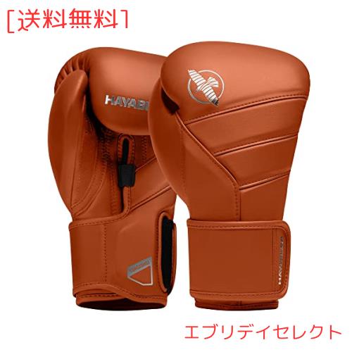 Hayabusa T3 Kanpekiボクシンググローブ - クレイオレンジ, 12オンス