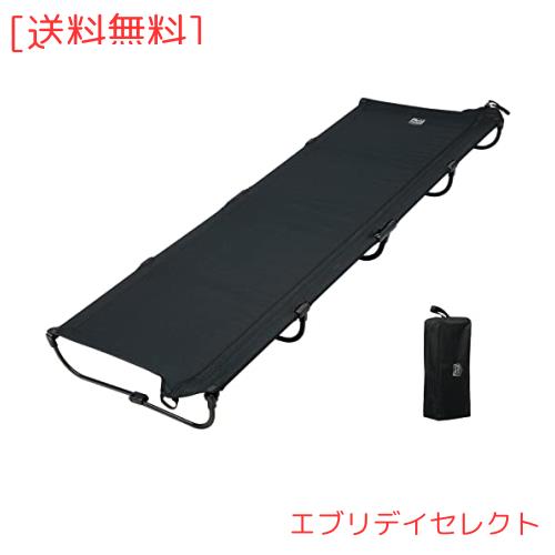 TIMBER RIDGE キャンプコット 軽量2.9kg 数秒セットアップ 折りたたみ 一体式 アルミ+スチール製 耐荷重102kg L190.5*W66*H15.5cm キャン