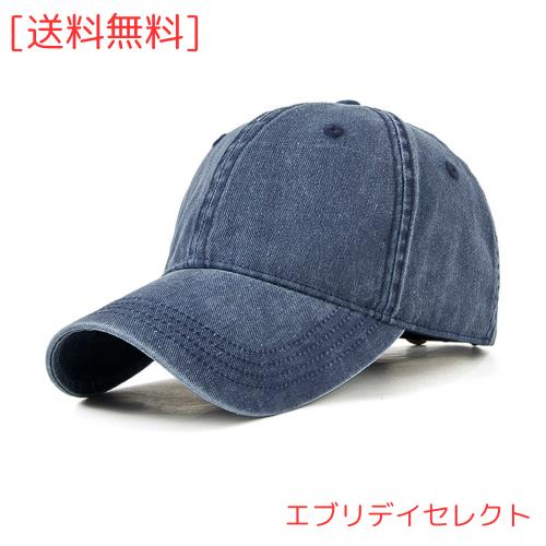 [Andeor] キャップ メンズ 大きいサイズ 帽子【UPF50+測定済み・こだわりの深さ・2重型崩れにくい】 無地 野球帽 コットン100 ...