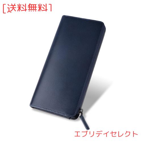 [ＡＴＩＡＮＮＩ] 財布 メンズ 長財布 栃木レザー 本革 大容量 YKK製 L字ファスナー 一流の財布職人が作る スキミング防止 ウォレット 小