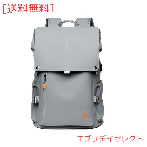 [JIANGBOMEI] リュック ビジネスリュック バックパック リュックサック 大容量 マチ拡張 多機能 USB充電ポート 盗難防止 防水 撥水加工