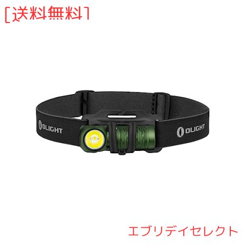 OLIGHT(オーライト) Perun 2 Mini ヘッドライト 懐中電灯兼用 高輝度led 1100ルーメン フラッシュライト 角度調整可能 充電式 IPX8 防水