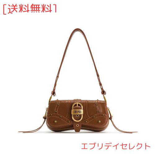 JW PEI] Joy エンボスショルダーバッグ - エンボスブラウン