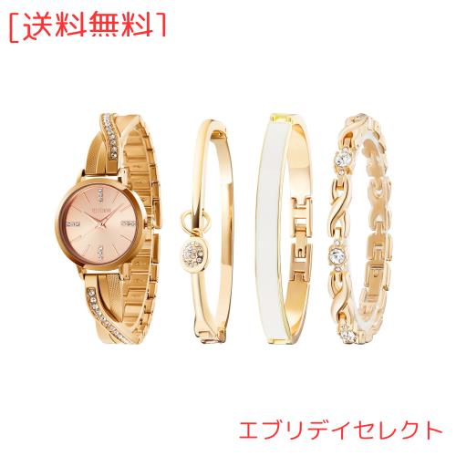 [TIME100]ギフトセット プレゼント レディース腕時計とブレスレット ギフト包装
