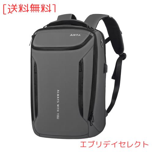 [AISFA] リュック メンズ リュックサック バックパック 17インチ PCビジネスリュック 大容量 防災 bag USB充電機能付き 30L 旅行 学生 バ