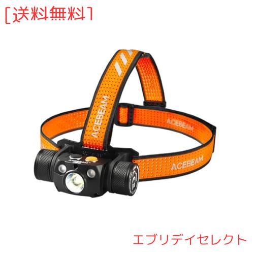 ACEBEAM H30 LED ヘッドライト 明るい 4000ルーメン/USB-C充電式 /3種類の光源/実用点灯200時間/IP68防水 ヘッドランプ ヘルメット 釣り