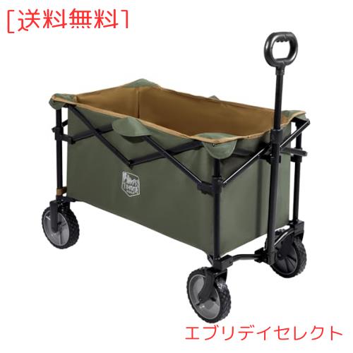 TIMBER RIDGE キャリーカート キャリーワゴン アウトドアワゴン 折りたたみ 大容量 147L 軽量 収束式 全地形対応 自立収納 耐荷重100kg