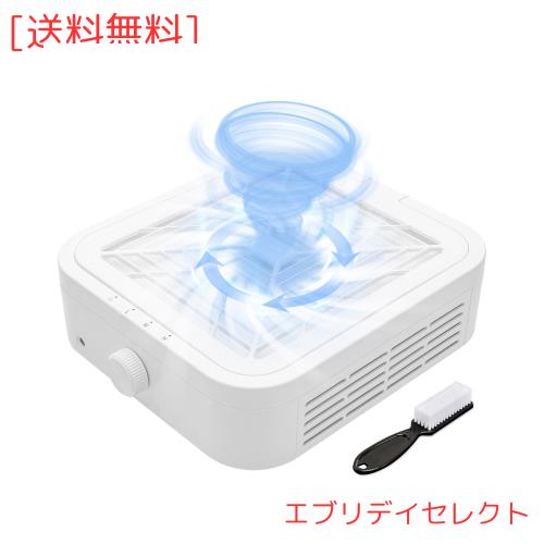 CGBE ネイルダスト集塵機 120W ネイルダストコレクター 卓上集塵機 ネイル ジェルネイル ネイルオフ ネイルケア 強力吸引 12000rpm回転数