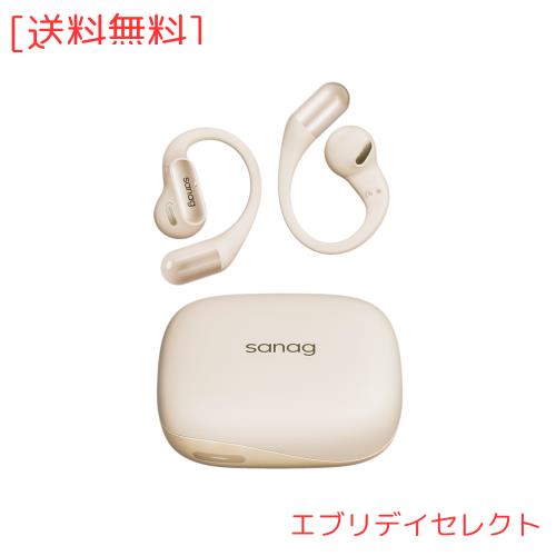 Sanag G6S オープンイヤー型ワイヤレスイヤホン 耳掛け式ヘッドフォンBluetooth 5.3耳を塞がない イヤホン技適認証済みIPX4防水規格USB-C