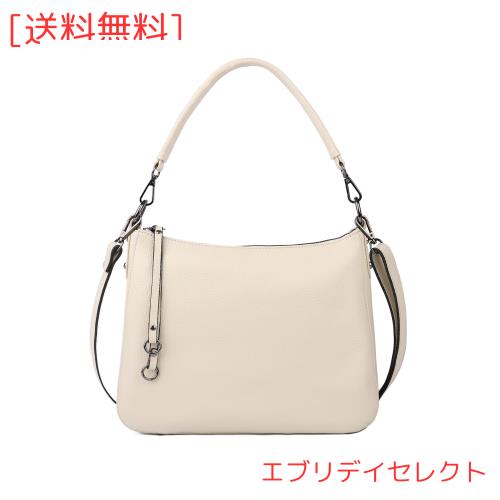 [MFFOR] ショルダーバッグ 本革 レディース 2way 斜め掛けバッグ ハンドバッグ 斜めがけ 肩がけ 手提げ ファスナーポケット付き 軽量 大