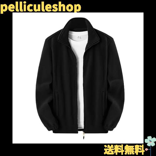[FLYGAGA] フリースメンズ ジャケットフルジップ 裏起毛 上着 アンチピル コートジャケット アウター オーバー 防寒 春秋冬の通販は ...