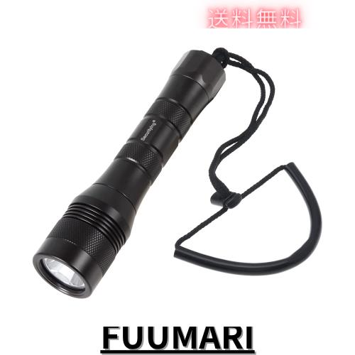 SecurityIng DF08 ダイビングライト 1050ルーメン 明るい U4 LED 水中ライト IPX-8防水 水中150M 120°ワイドビーム 1つ点灯モード ダイ