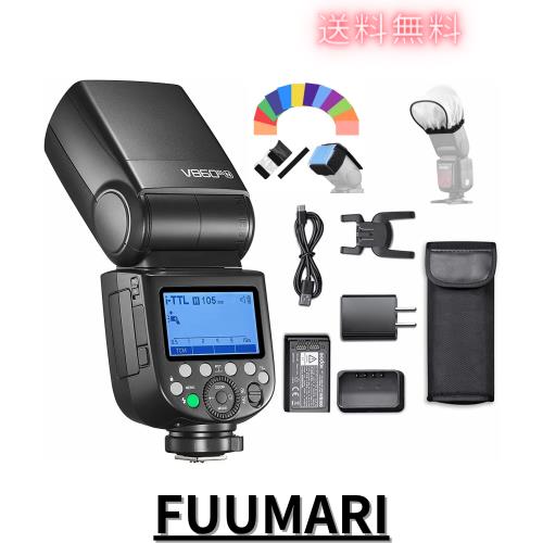 【GODOX正規代理店】GODOX V860III-N カメラフラッシュ 2.4G GN60 1/8000S TTL HSS 高速同期 Nikon D800 / D700 / D7100 / D7000 / D5200