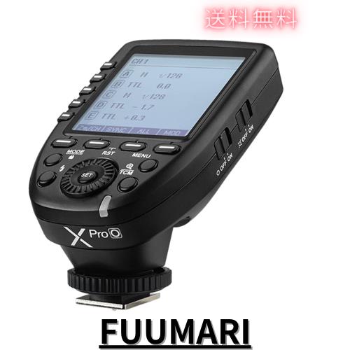 【正規品 技適マーク付き日本語説明書付】Godox Xpro-O 送信機 TTL 2.4Gワイヤレスフラッシュトリガー 高速同期 1/8000s 大画面 LCD スク