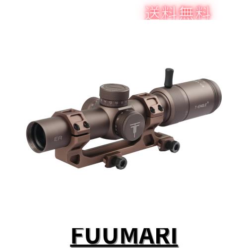 T-EAGLE ER 1.2-6x24 IR HK ライフルスコープ 1.2-6x24可変倍率 illumination ミル・ドット (ワンピースマウント付属)