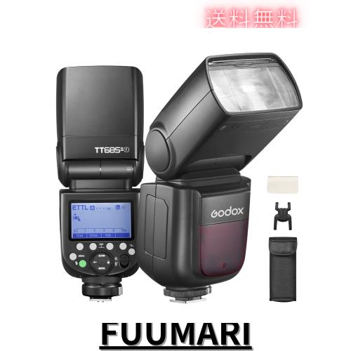 Godox TT685IIF カメラフラッシュ スピードライト 2.4G HSS 1/8000s TTL GN60 TCM機能 技適マーク付き クイックリリース・ホットシュー