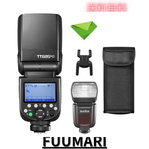【Godox正規代理店】Godox TT685II-C Canon 適用, E-TTL カメラフラッシュスピードライト,2.4G ワイヤレスXシステム 1/8000S高速同期 TCM