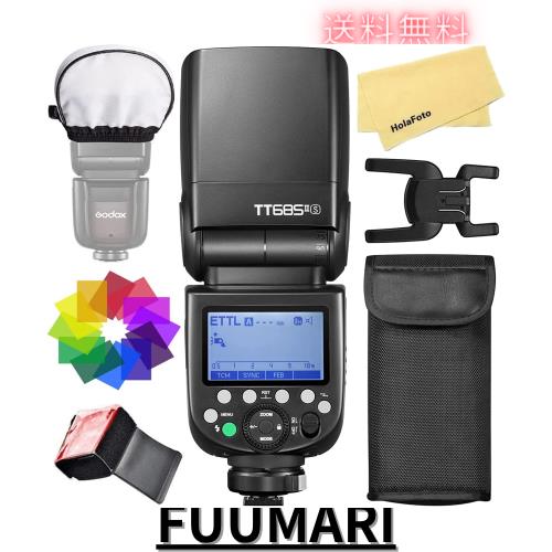 【日本語説明書】GODOX TT685II-S フラッシュストロボ スピードライトSony カメラ に対応,TTL GN60 HSS 1/8000S 高速同期 0.1-2.6Sリサイ
