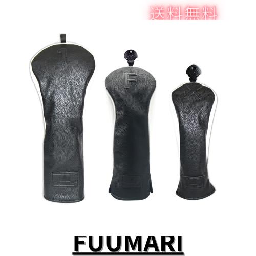 CRAFTSMAN(クラフトマン) ゴルフウッドカバー クラブヘッドカバー 3個セット（1FX） ドライバー用・フェアウェイウッド用・ユーティリテ