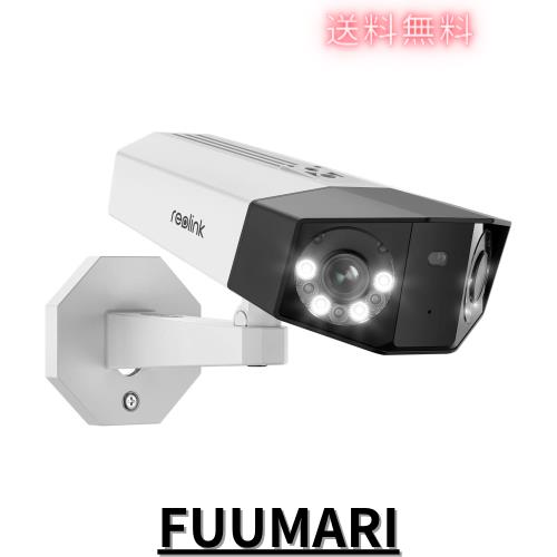 防犯カメラ 4K画質 180度超広角 PoE有線接続 800万解像度 屋外 ネットワークカメラ IPカメラ セキュリティカメラ 留守番 H.265 AI人体・