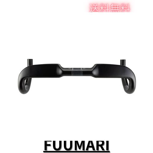 アルファパスカ 31.8 ロードバイク カーボンハンドルバー ドロップカーボン エアロドロップハンドルUDつや消し 400mm