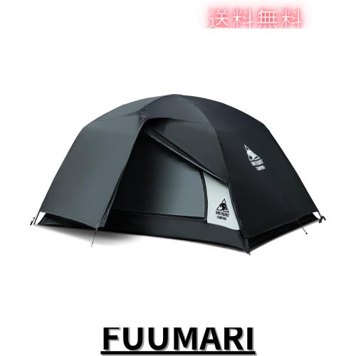 OneTigris STELLAテント 2人用 ドームテント 4シーズン 二重層 前室付き 耐水圧3000？ 自立式 山岳 キャンプ 用品 登山 キャンピング 収